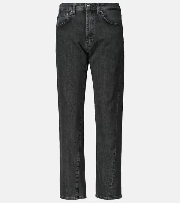 TOTEME Mid-rise Straight Jeans - Grey