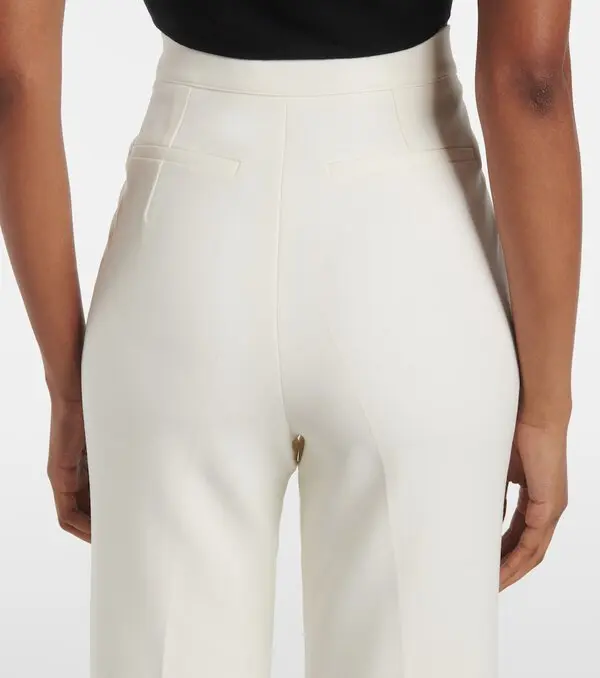Safiyaa Halluana High-rise Flared Pants - White