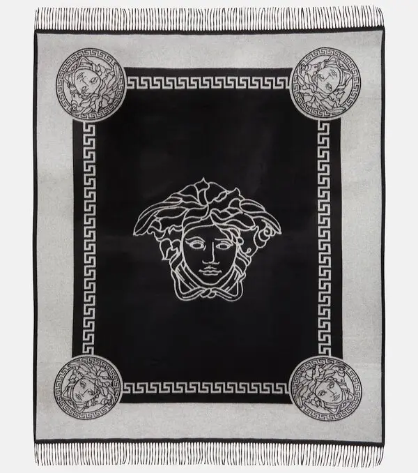 Versace Greca Key And Medusa Blanket