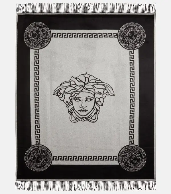 Versace Greca Key And Medusa Blanket