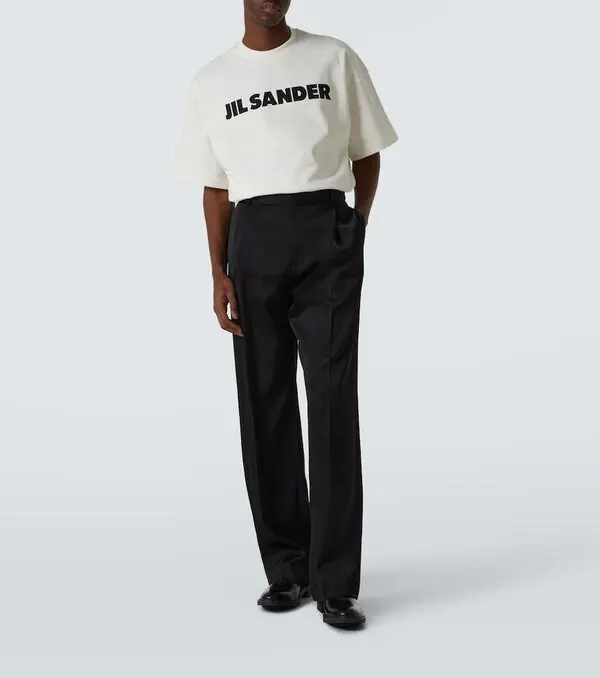 JIL SANDER Logo Cotton T-shirt - White