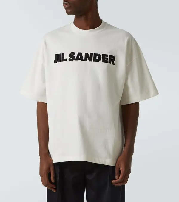 JIL SANDER Logo Cotton T-shirt - White