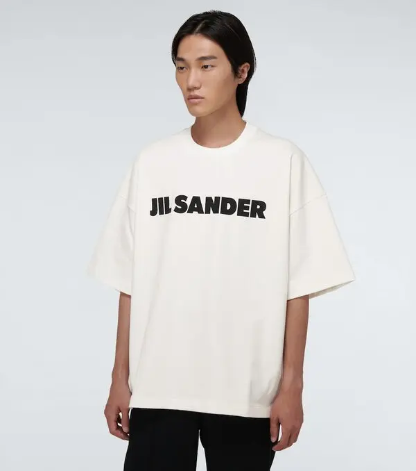 JIL SANDER Logo Cotton T-shirt - White