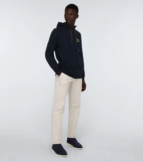 Loro Piana Hooded Cotton Sweatshirt