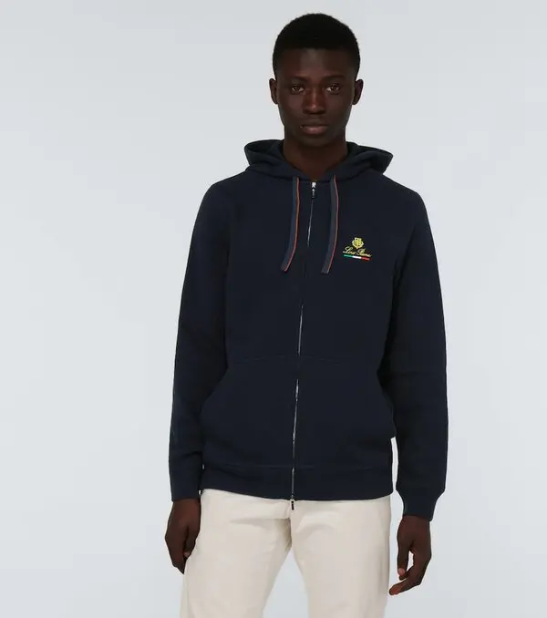 Loro Piana Hooded Cotton Sweatshirt