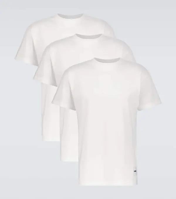 JIL SANDER Pack Of Three Cotton T-shirts - White