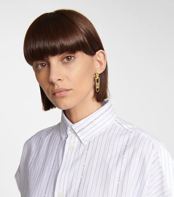 BALENCIAGA zipper drop earrings ジップイヤリング BALENCIAGA zipper