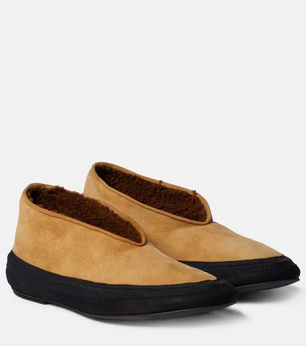 THE ROW Fairy Shearling-lined Flats
