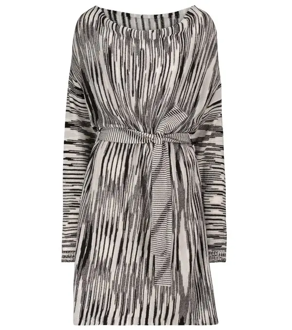 Missoni One-shoulder Cashmere Minidress