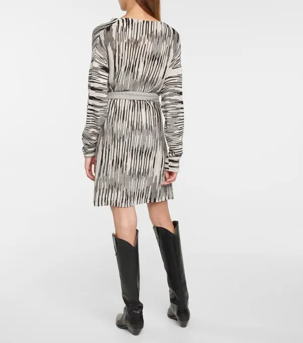 Missoni One-shoulder Cashmere Minidress