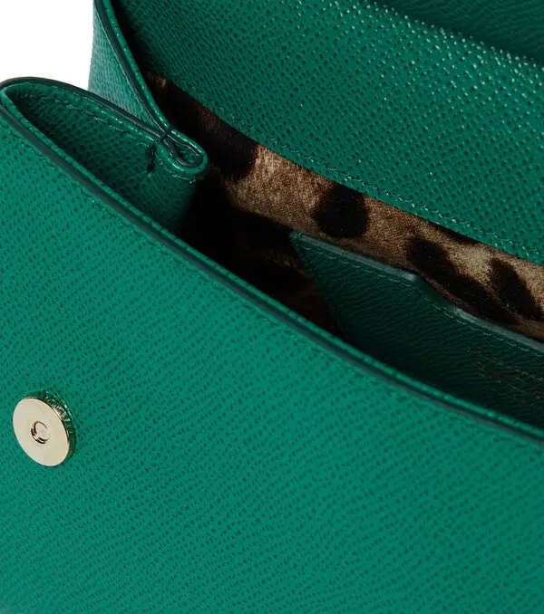 Dolce & Gabbana Sicily Small Leather Shoulder Bag