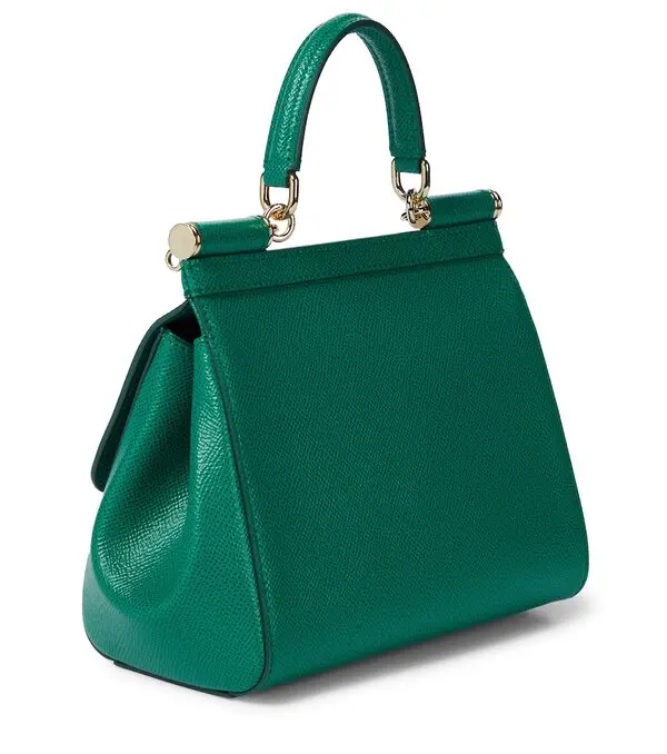 Dolce & Gabbana Sicily Small Leather Shoulder Bag