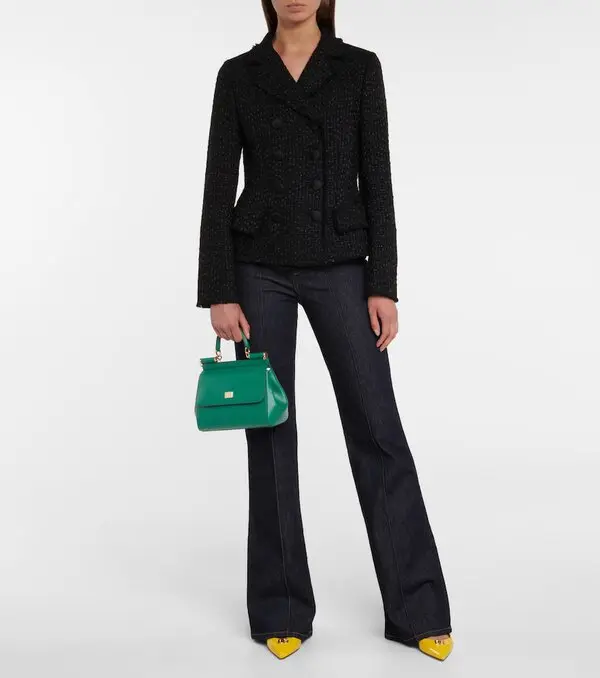 Dolce & Gabbana Sicily Small Leather Shoulder Bag