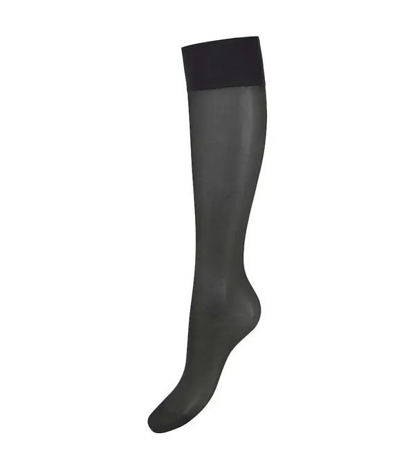 Wolford X Amina Muaddi Crystal-embellished Socks