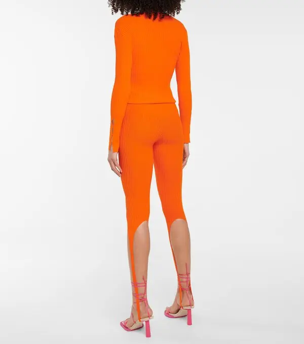 Jacquemus Le Collant Albi Stirrup Leggings