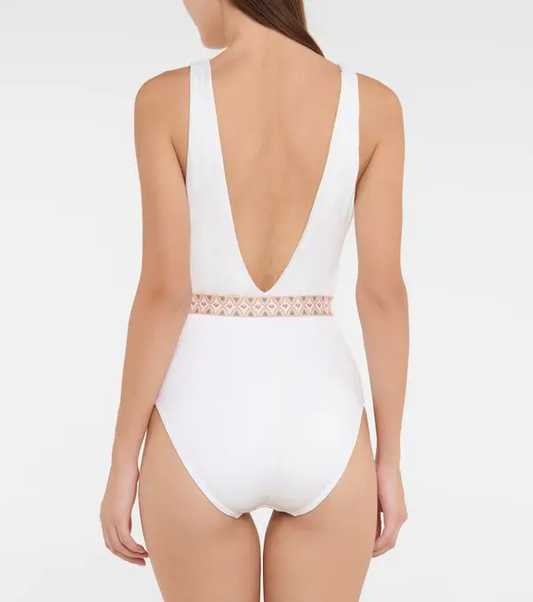Zimmermann Teddy Belted Swimsuit
