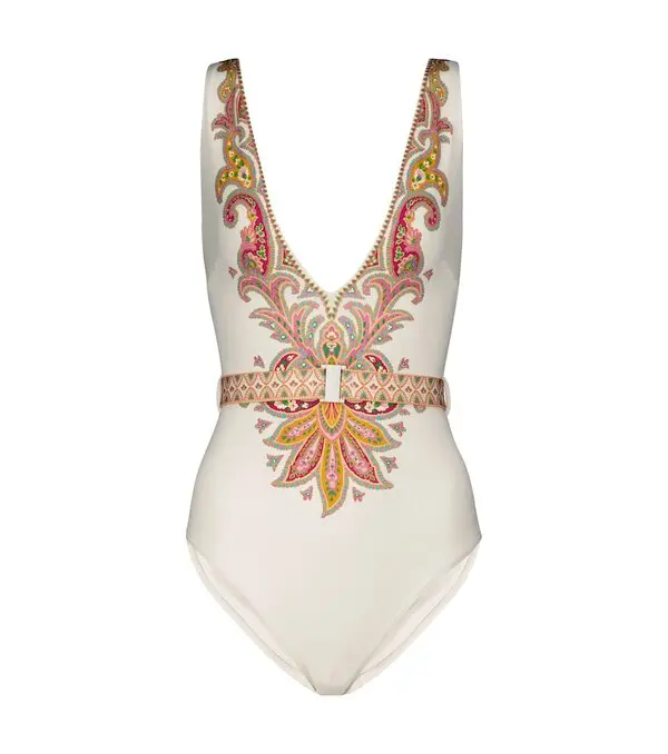 Zimmermann Teddy Belted Swimsuit