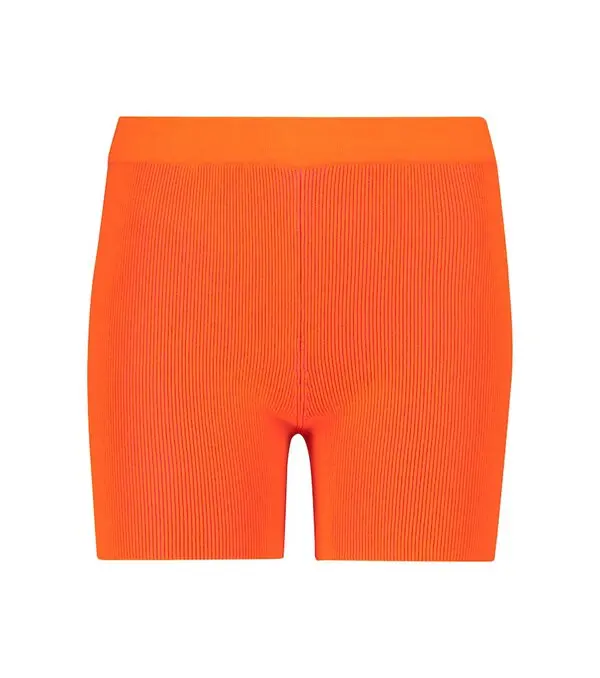Jacquemus Le Short Arancia Biker Shorts - Orange