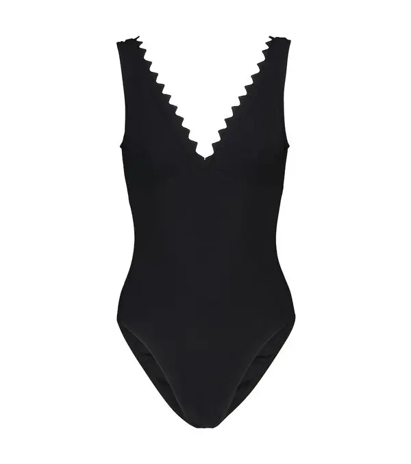 KARLA COLLETTO Ines V-neck Swimsuit - Black