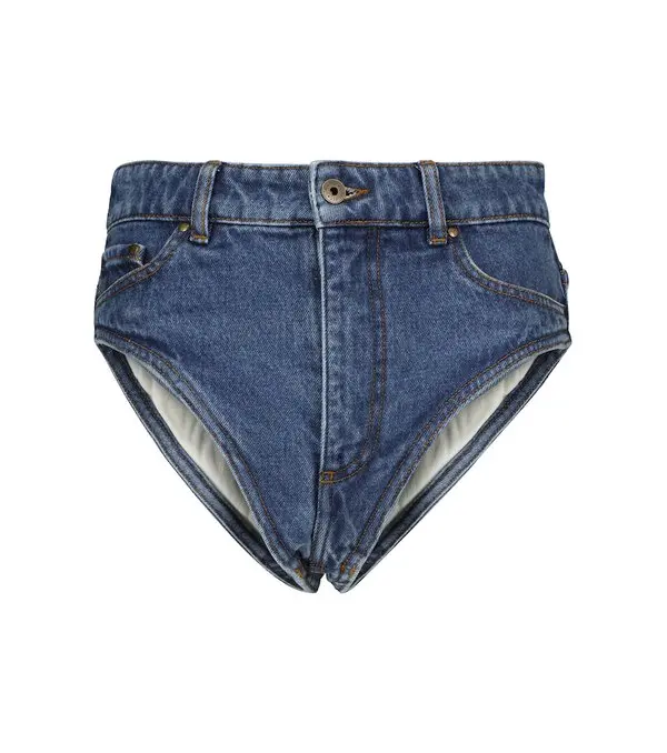 Y/project Denim Shorts