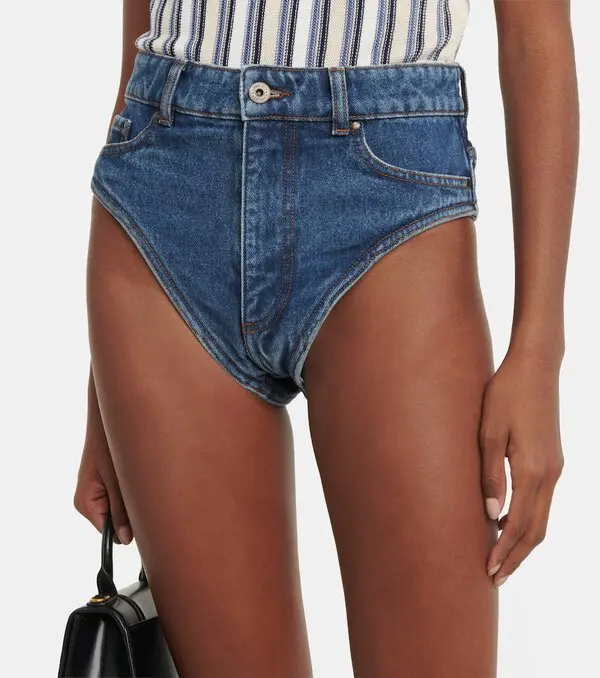 Y/project Denim Shorts