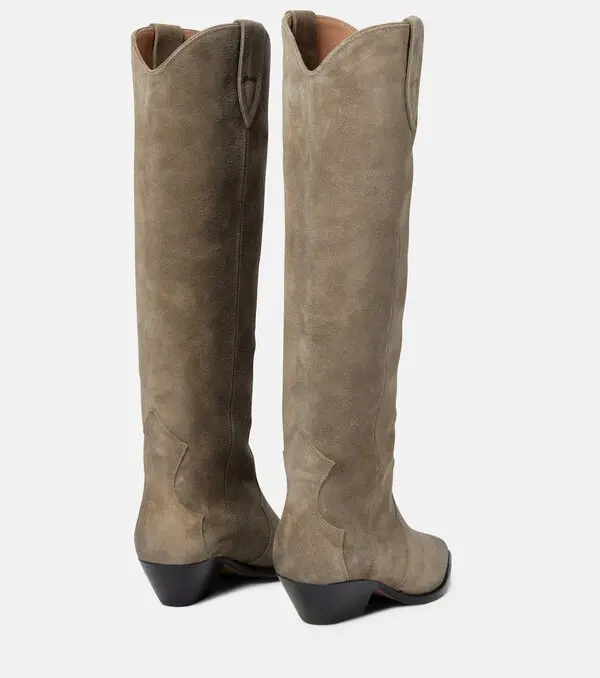 Isabel Marant Étoile Denvee Suede Knee-high Boots - Brown