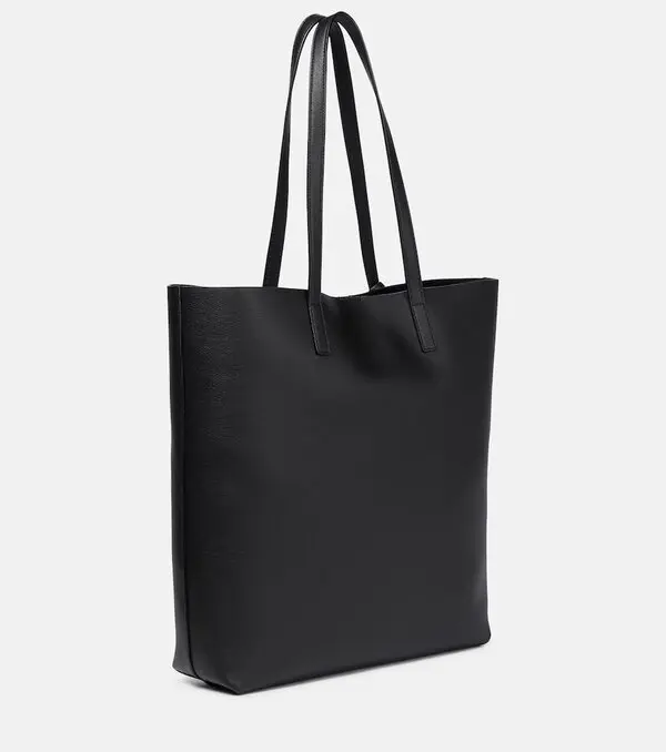 Saint Laurent Shopping N/s Leather Tote Bag