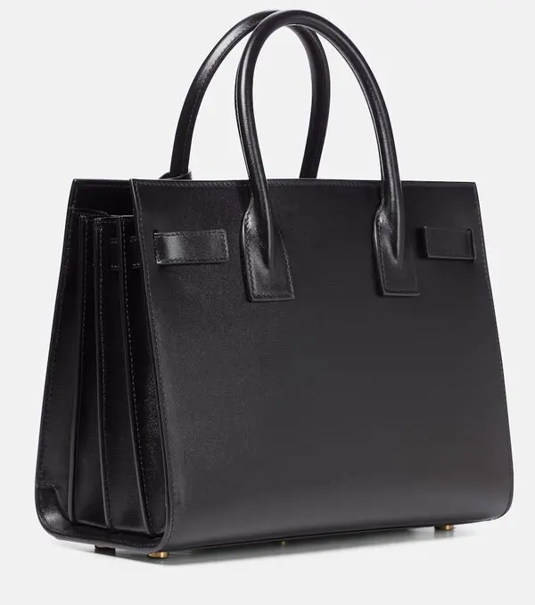 Saint Laurent Sac De Jour Baby Leather Tote - Black