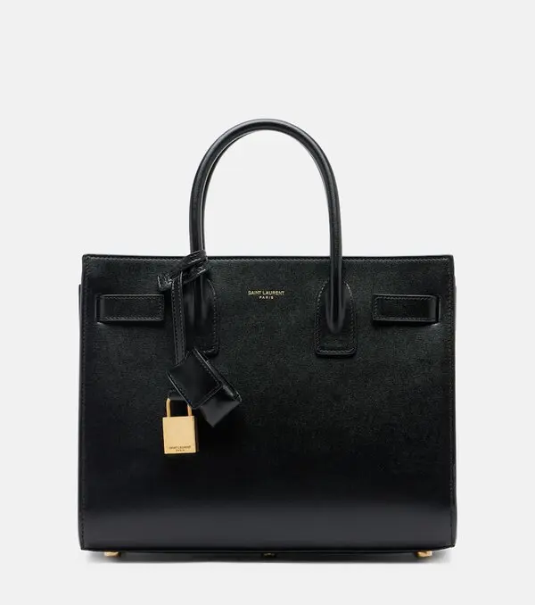 Saint Laurent Sac De Jour Baby Leather Tote - Black