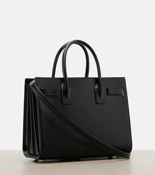 Saint Laurent Sac De Jour Baby Leather Tote - Black