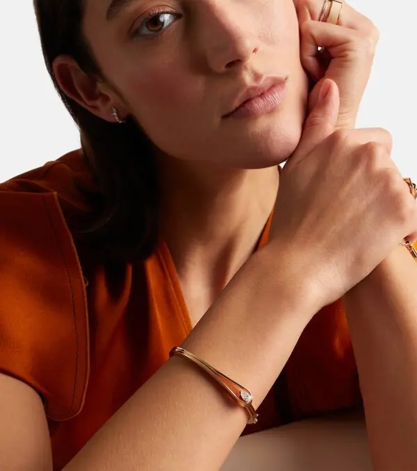 REPOSSI Serti Inversé 18kt Rose Gold Bracelet With Diamond