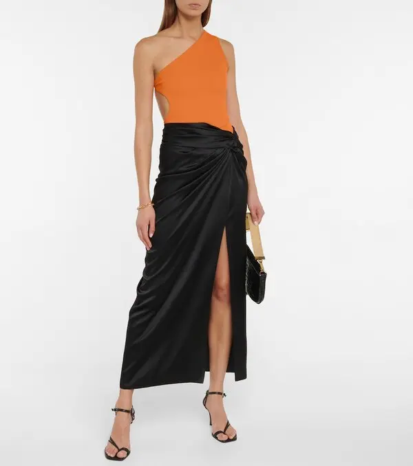 Christopher Esber One-shoulder Cutout Top