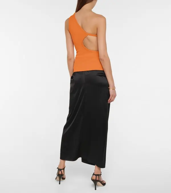 Christopher Esber One-shoulder Cutout Top