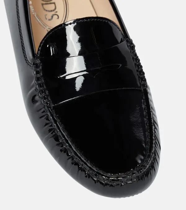 TOD'S Gommino Patent Leather Moccasins