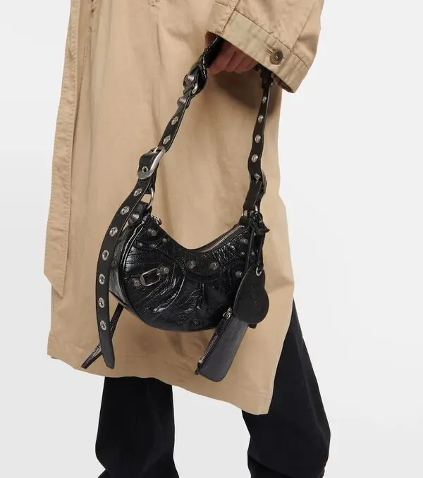Balenciaga Le Cagole Xs Leather Shoulder Bag