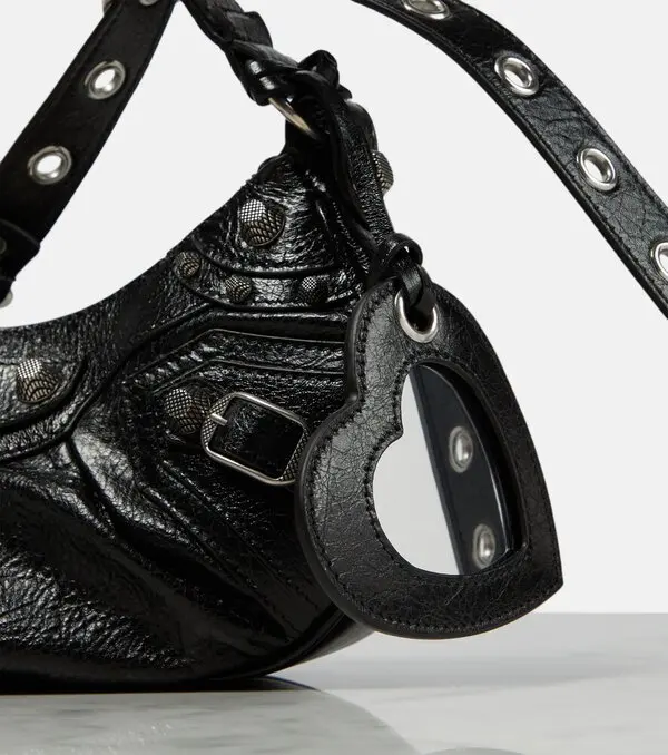 Balenciaga Le Cagole Xs Leather Shoulder Bag