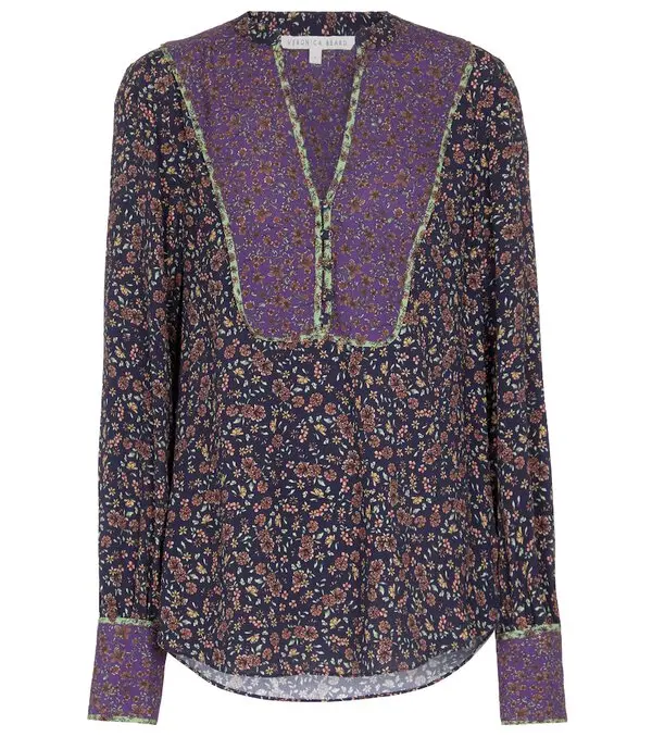 Veronica Beard Betta Floral Blouse