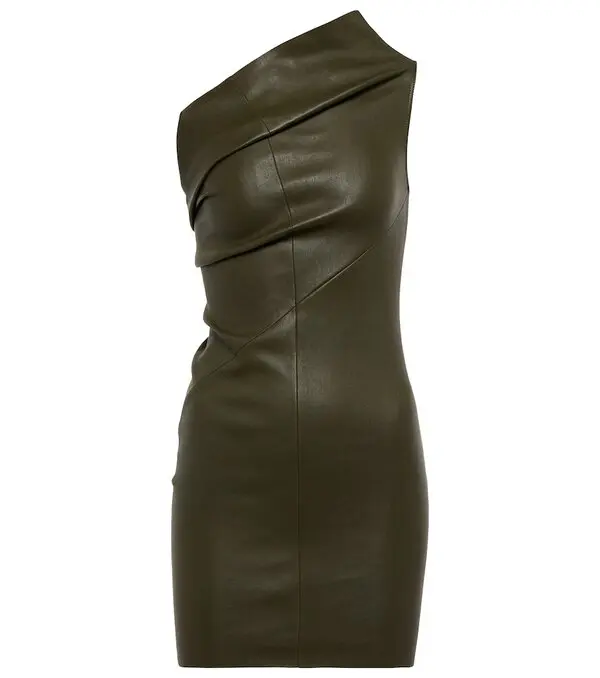 green emerald velvet dress RICK OWENS