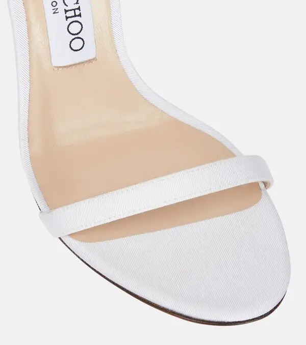 JIMMY CHOO Aveline 100 Bow-trimmed Sandals