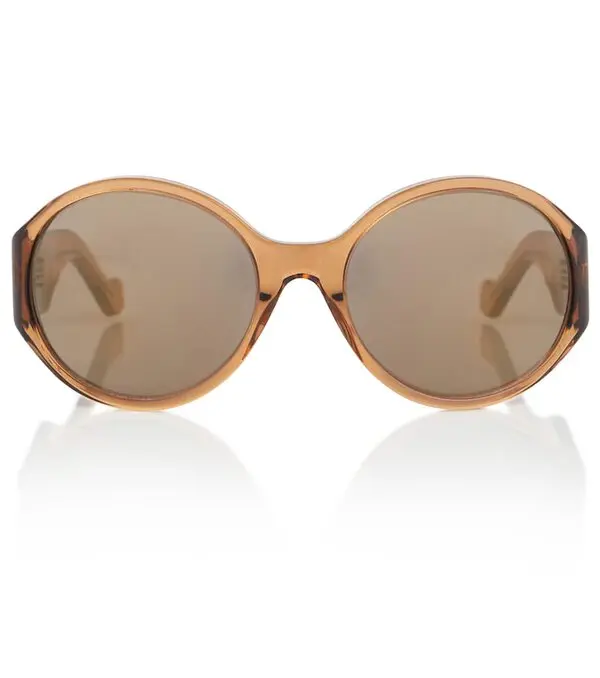 Loewe Anagram Round Sunglasses - Brown