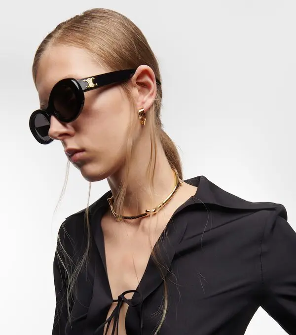 Celine Triomphe 01 Oval Sunglasses