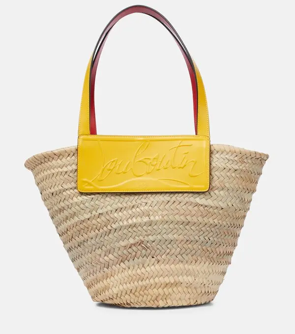 CHRISTIAN LOUBOUTIN Loubishore Woven Tote - Beige
