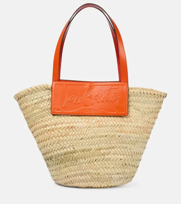 CHRISTIAN LOUBOUTIN Loubishore Woven Tote - Beige