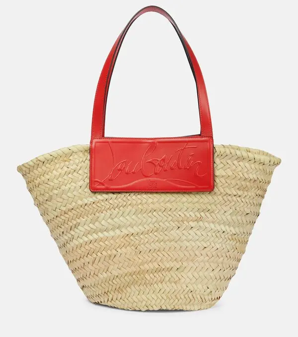 CHRISTIAN LOUBOUTIN Loubishore Woven Tote - Beige