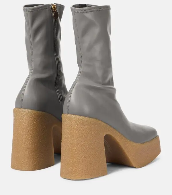 Stella McCartney Platform Ankle Boots - Grey