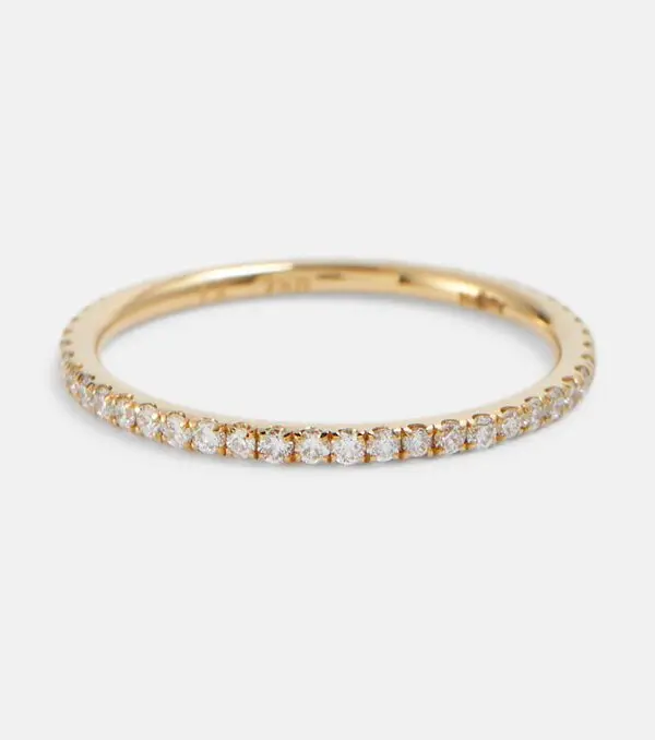 Ileana Makri 18kt Yellow Diamond Band Ring - Gold
