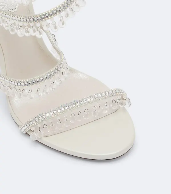 Rene Caovilla Chandelier Sandals - Silver
