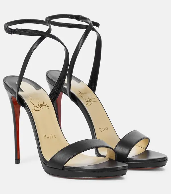 CHRISTIAN LOUBOUTIN Loubi Queen Sandals - Black