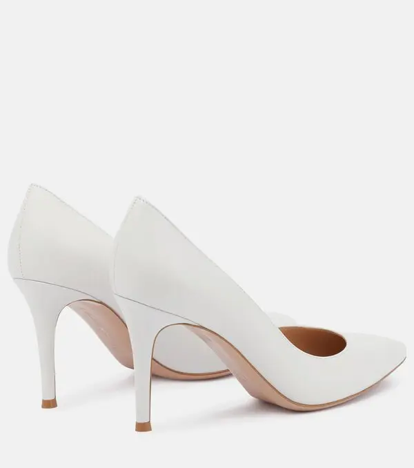 GIANVITO ROSSI 85 Leather Pumps