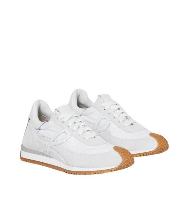 Loewe Flow Runner Suede Sneakers - White